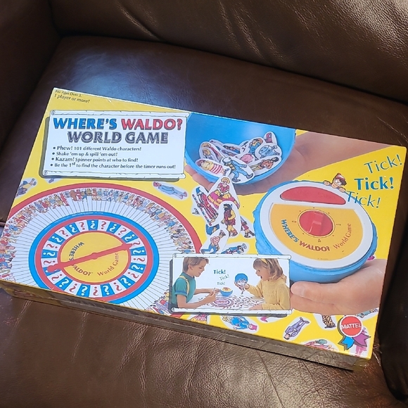 Mattel | Toys | Mattel Wheres Waldo World Game Red And Yellow | Poshmark